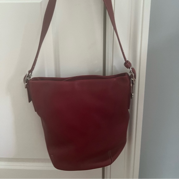 Coach | Bags | Coach Vintage Red Legacy Soho Red Leather Bag 986 | Poshmark